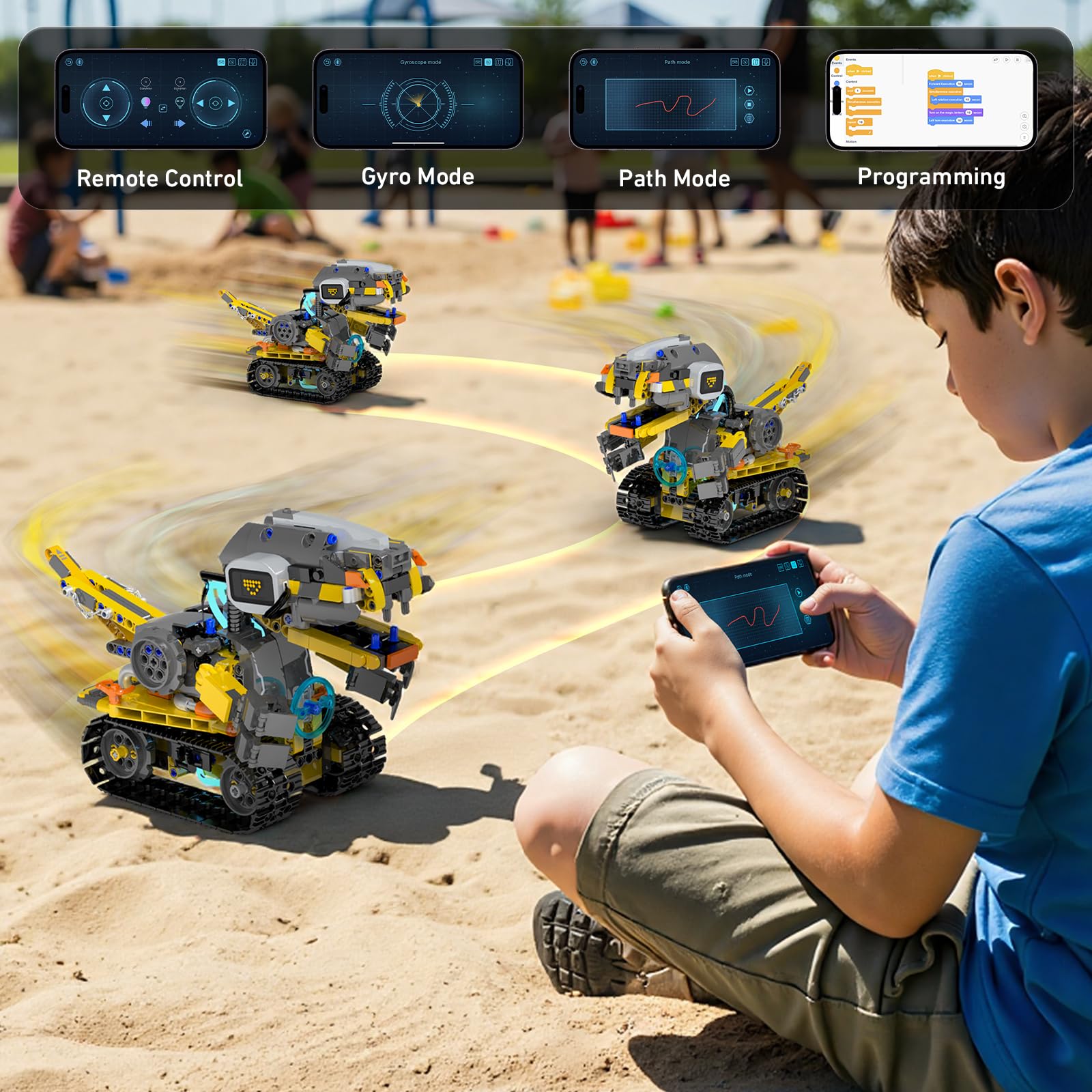 App Controlled Robot 5-in-1 STEM Robot Building Kit Review: Remote ...