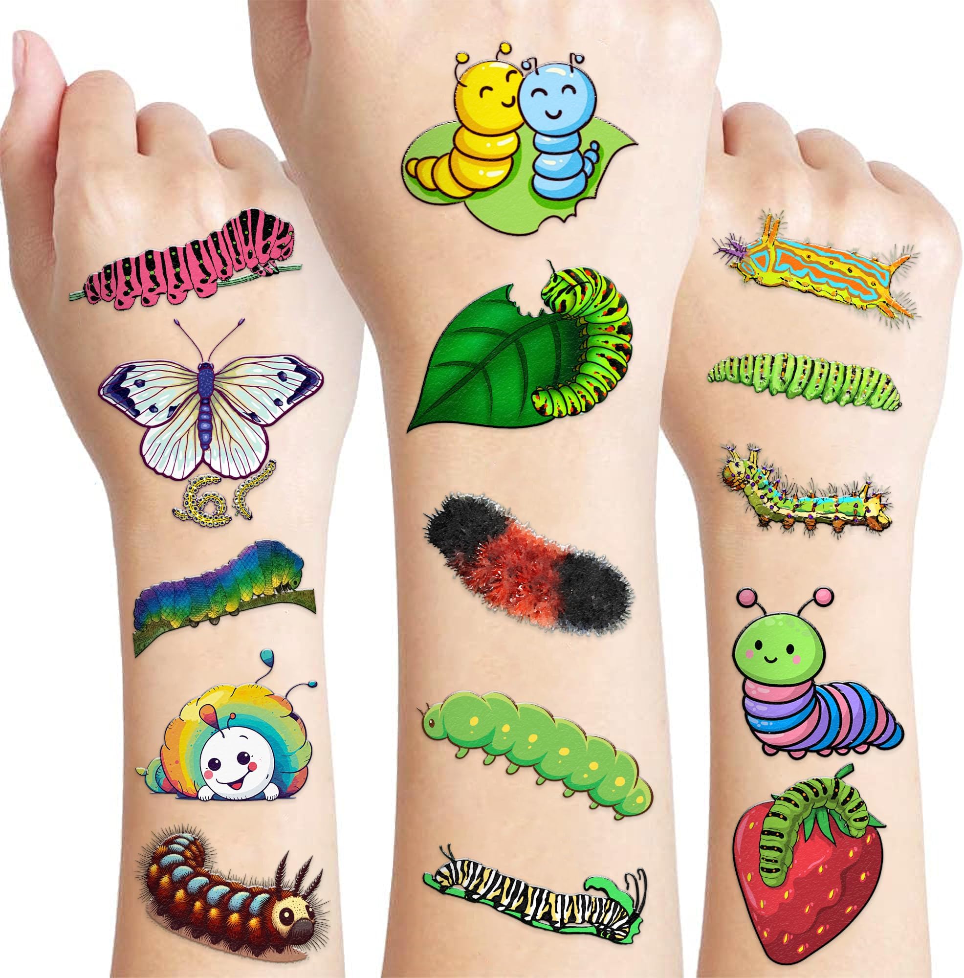 Amazon.com : 244 Pieces Cute Candyland Temporary Tattoos Stickers,20 ...