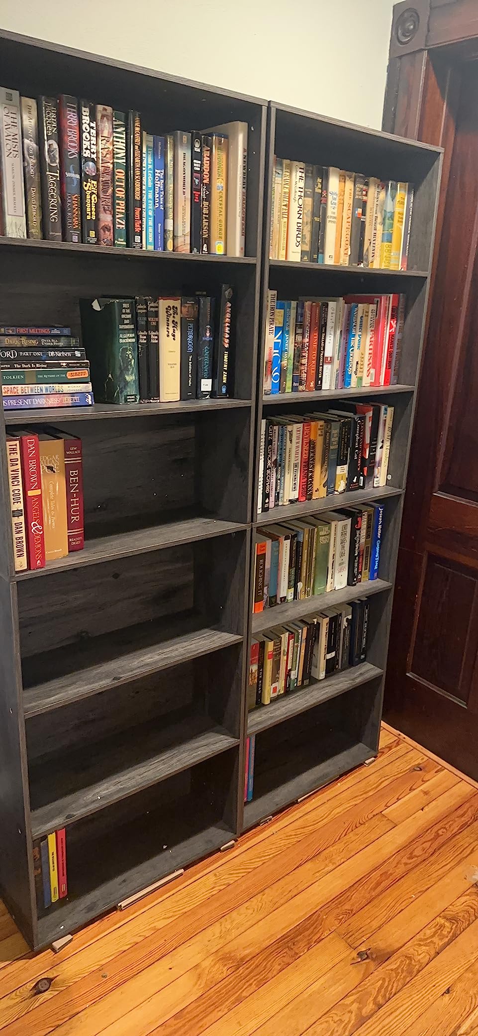 $25/mo - Finance IRONCK Bookshelves and Bookcases Set of 2 Floor ...