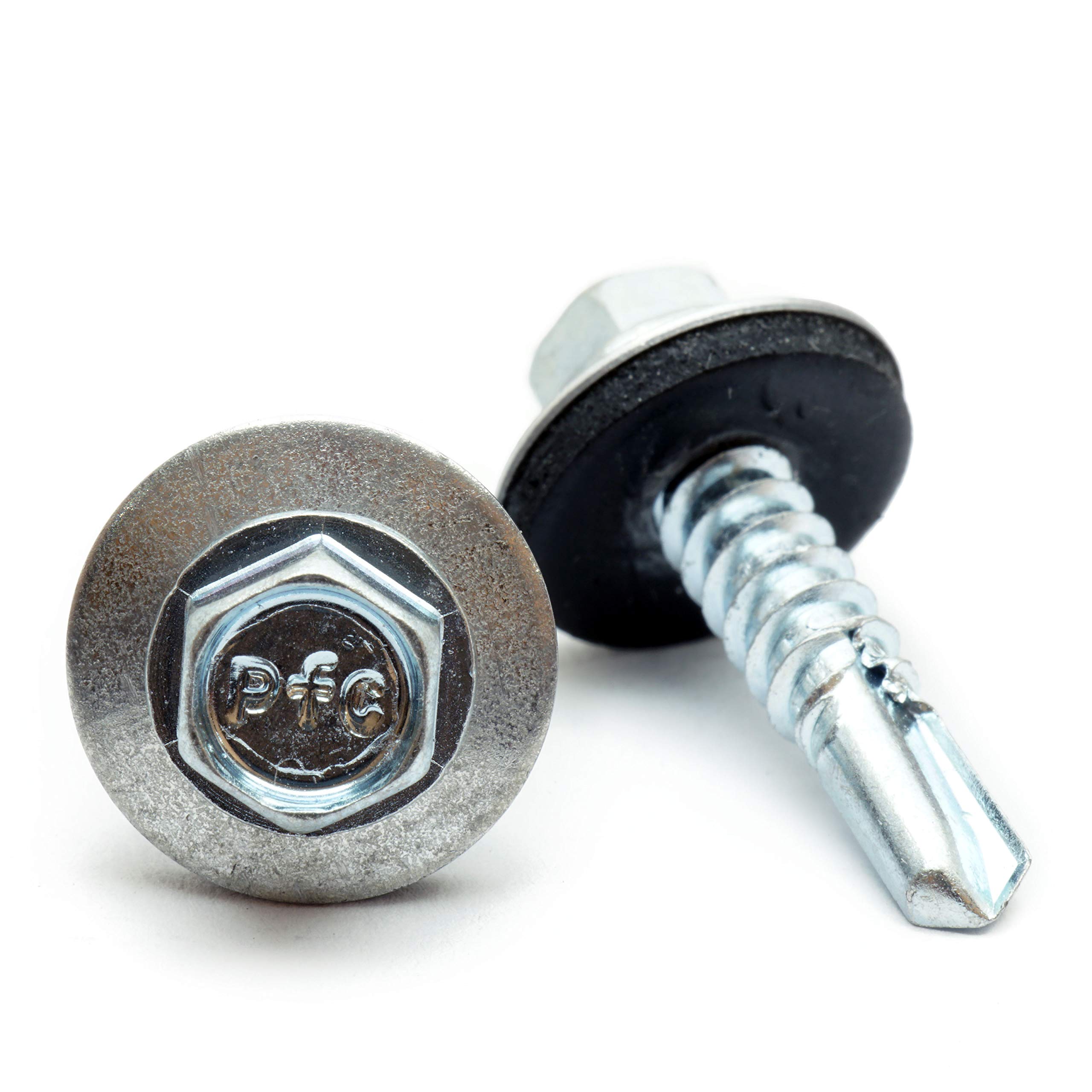 Buy 10 Indent HWH With Bonded EPDM Sealing Washer Hex Washer Head