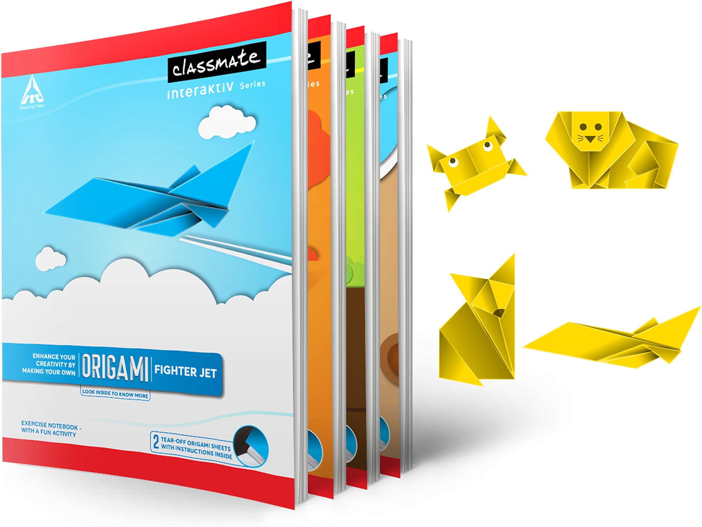 Classmate Notebook - Single Line, 172 Pages, 190 mm x 155 mm - Pack Of ...