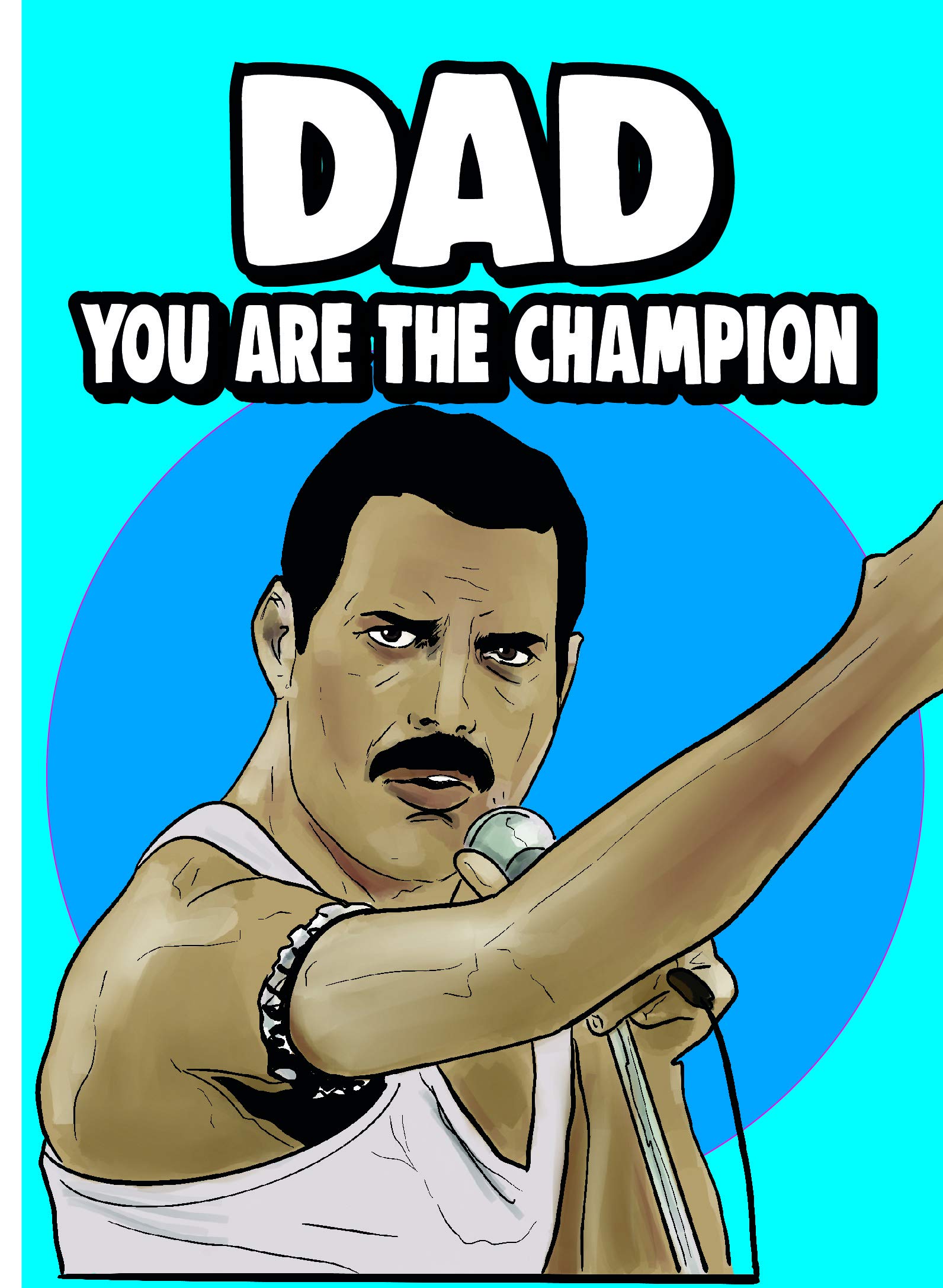 Freddie Mercury Meme Queen Freddie Mercury Papa Oooooh!!! Card