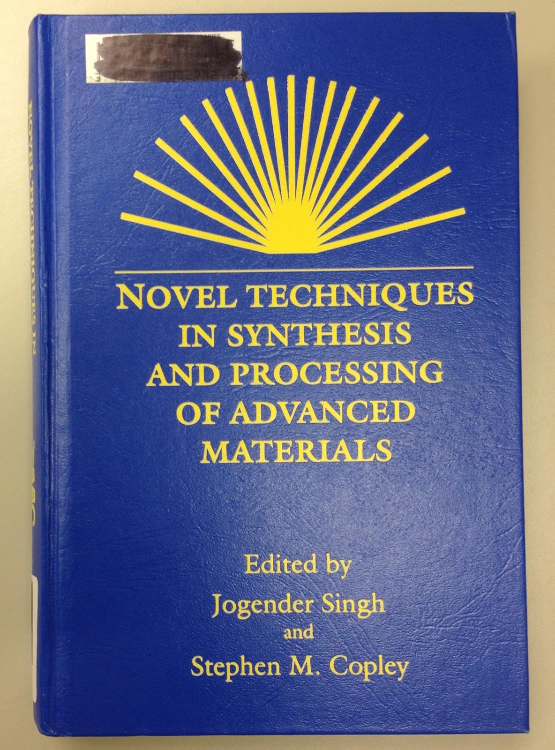 Novel Techniques In Synthesis And Processing Of Advanced Materials novel-techniques-in-synthesis-and-processing-of-advanced-materials