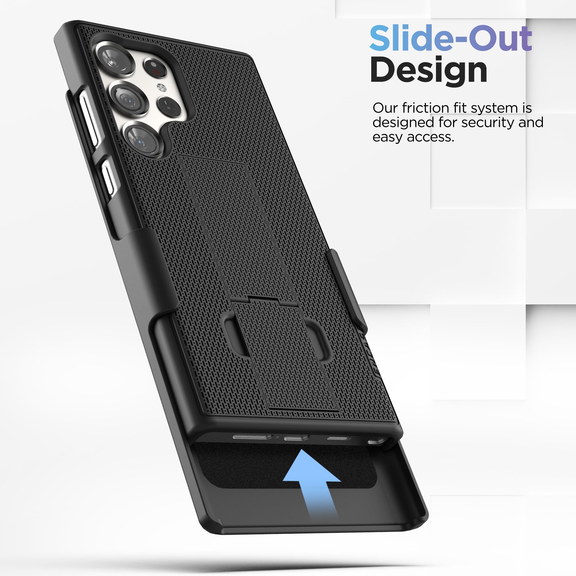 Snapklik.com : Encased DuraClip Designed For Samsung Galaxy S24 Ultra Belt Clip Case