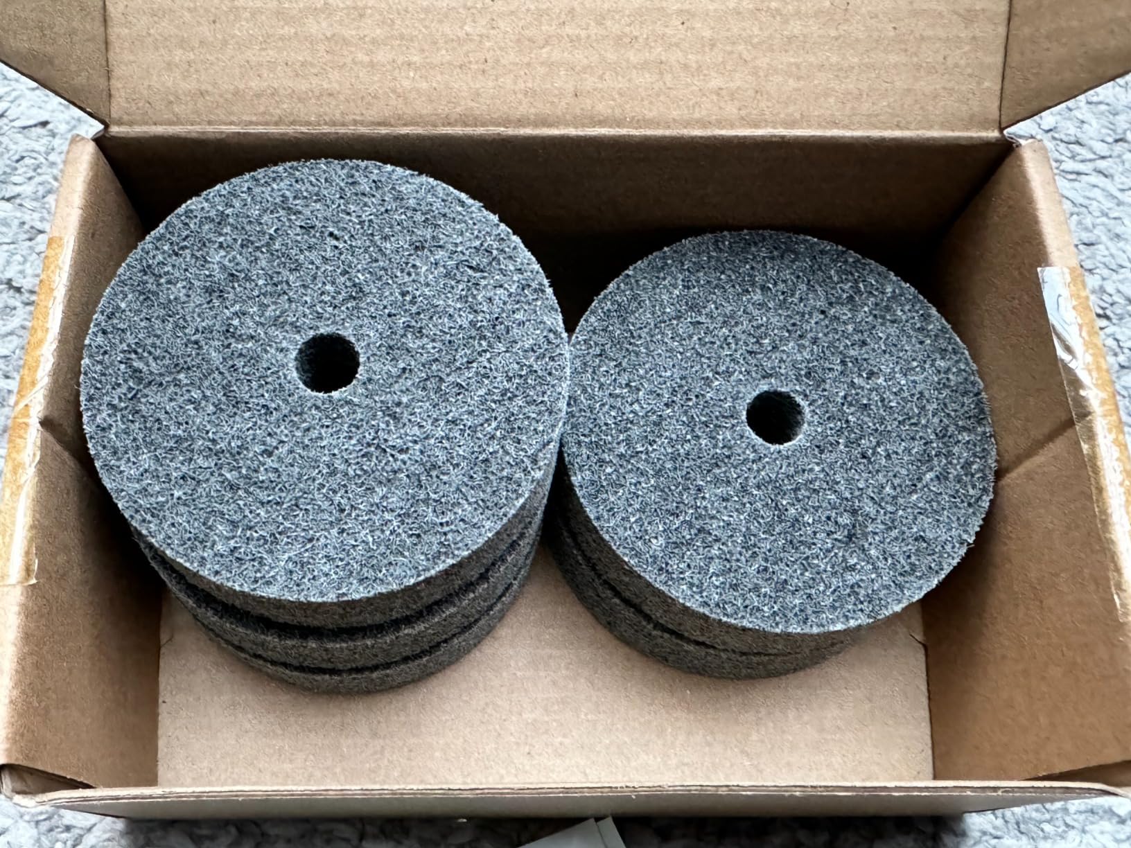 CBRIGHT Deburring Wheels, Nylon Fiber Wheel 5pcs 3inch Buffing Pad for ...