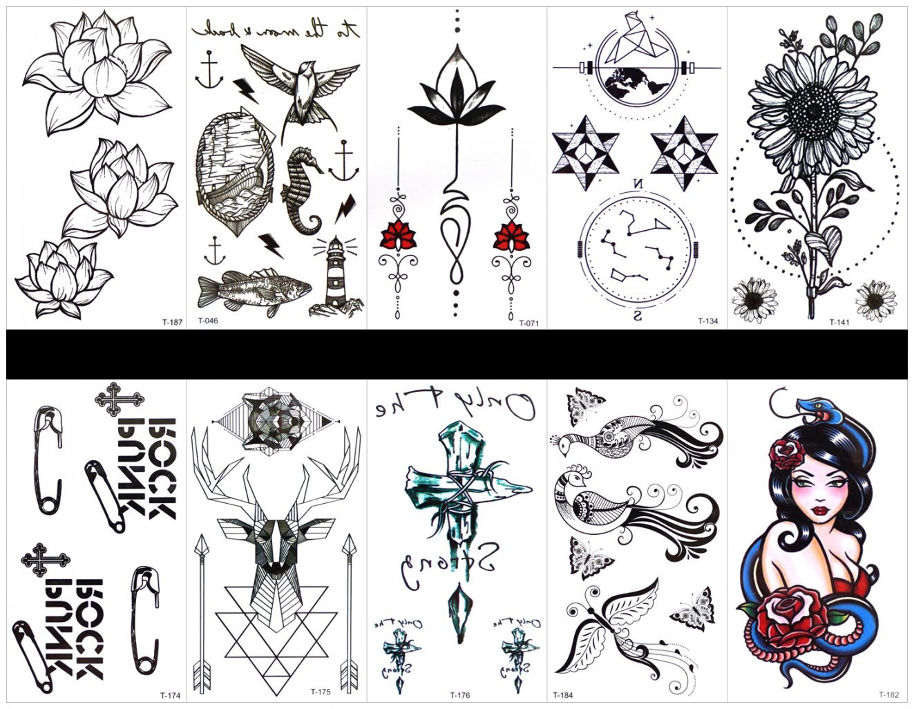 Deer Cross Tattoos