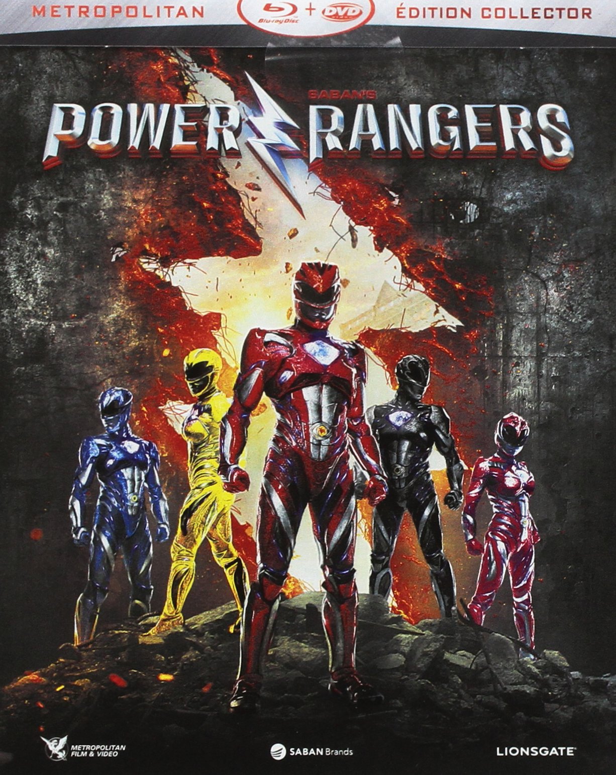 Power Rangers [Combo Blu-ray + DVD - Édition Limitée boîtier SteelBook ...