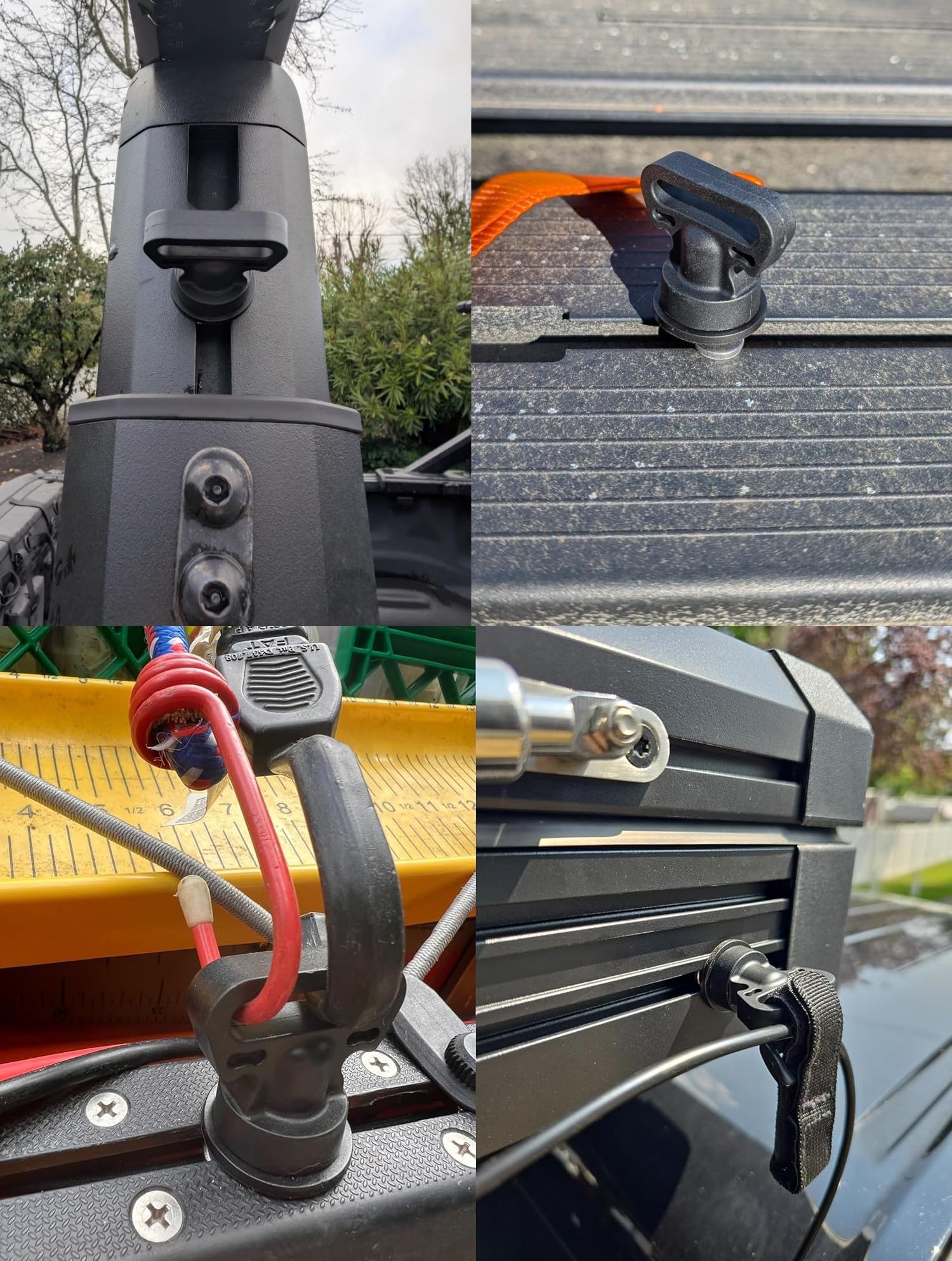 Snapklik.com : Kayak Track Mount Tie Downs,Track Mount Vertical Tie ...