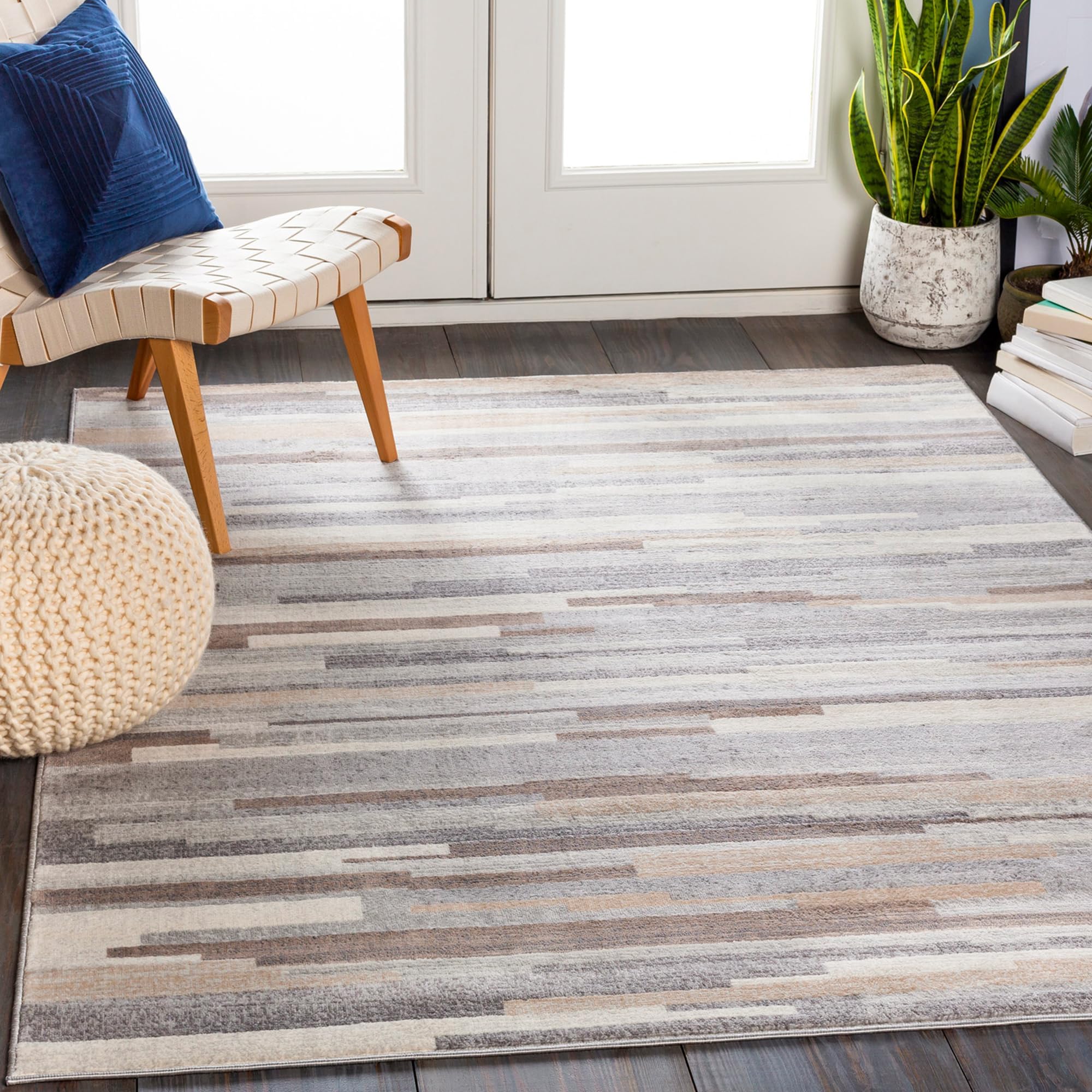 Livabliss Oslo Geometric Rug - Scandi Area Rugs Living Room 160x216 cm ...