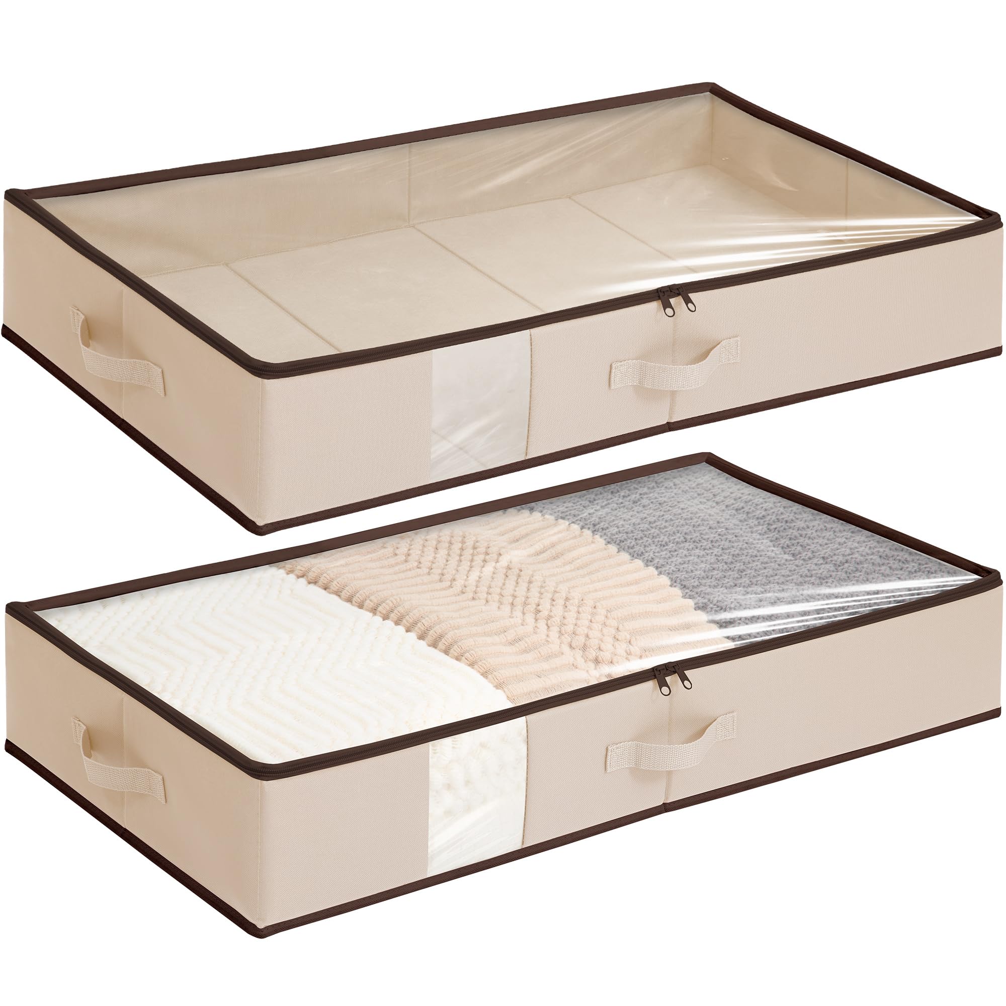 Amazon.com: STORAGEIDEAS Storage Bins, Under Bed Storage Containers ...