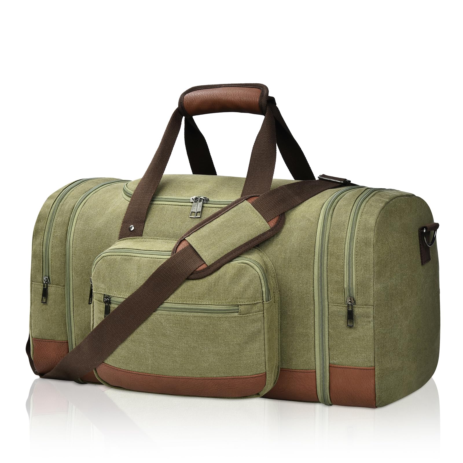 Amazon.com | Litvyak Duffle Bag for Travel, Carry on Bag Travel Bags for Men Canvas Travel ...