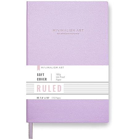 Amazon.com : Minimalism Art, Premium Hard Cover Notebook Journal ...
