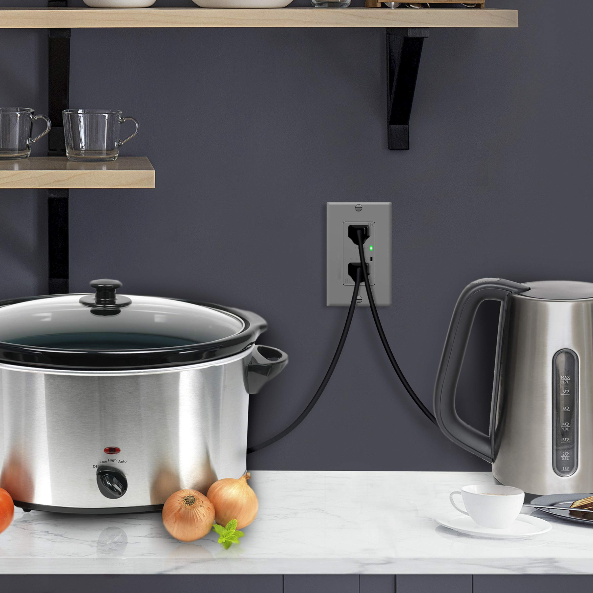 Snapklik.com : TOPGREENER Surge Protector Receptacle