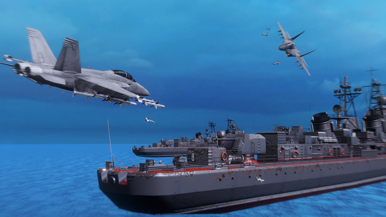 WW2 Navy Warship Combat : Fighter Jet Airbattle War Action Game 3D ...