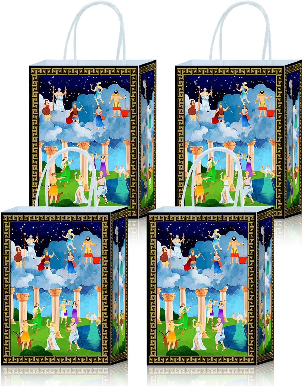 Amazon.com: Roselush 16 Pcs Greek Mythology Decor Gift Bags - Party ...