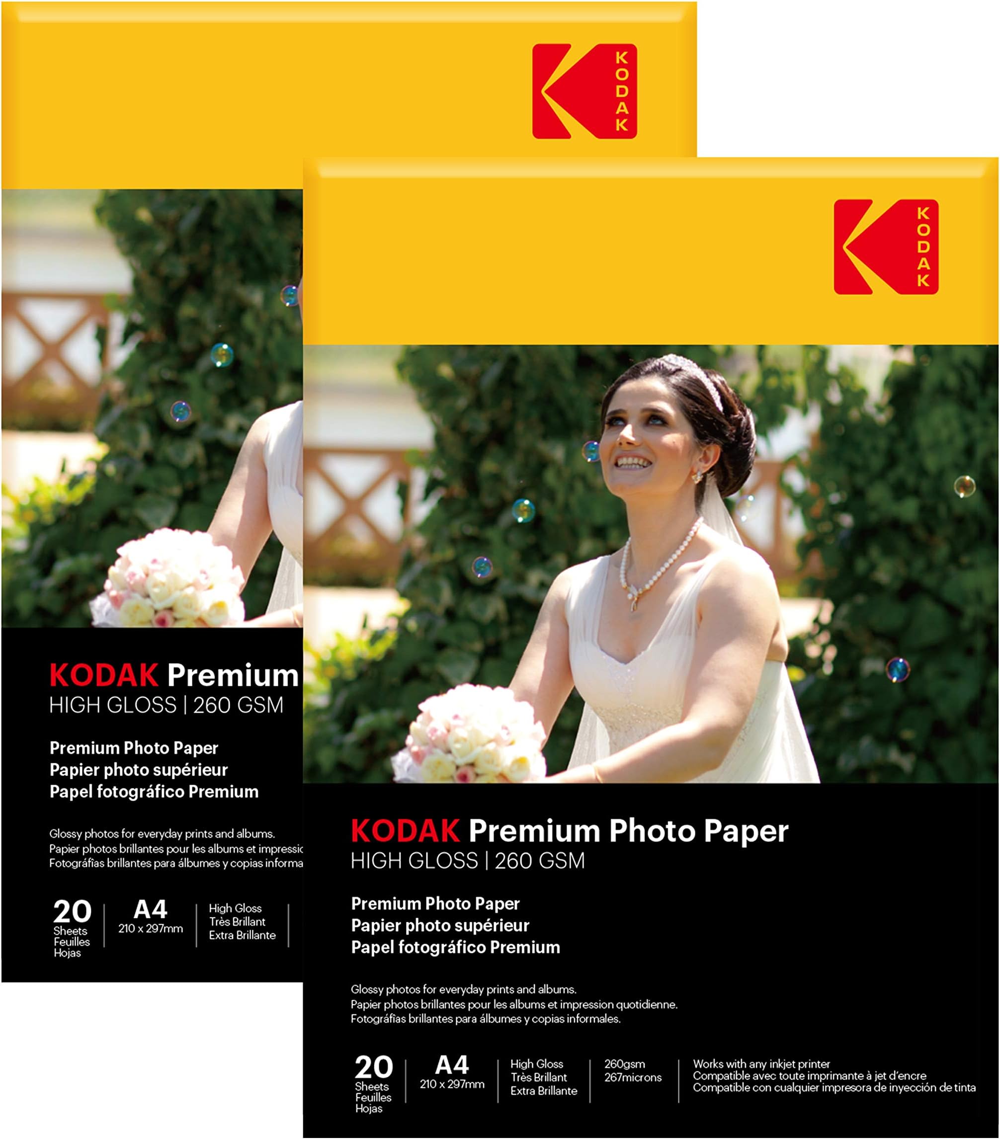 Matte Photo Paper 5 x 7 Inches (500 Sheets), 220gsm, Double Sided ...