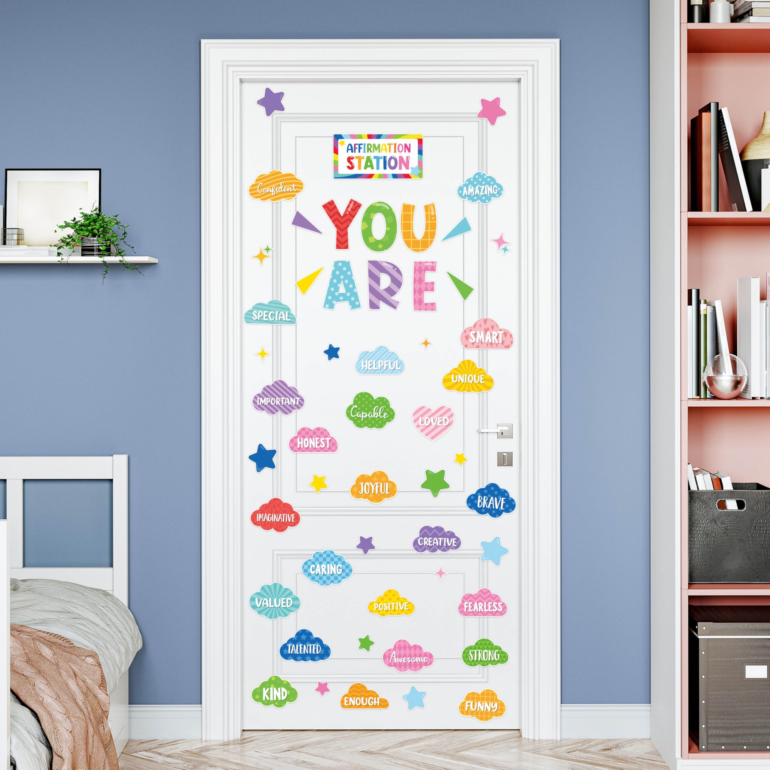 Snapklik.com : Colorful Motivational Phrases Door Decal - Inspirational ...
