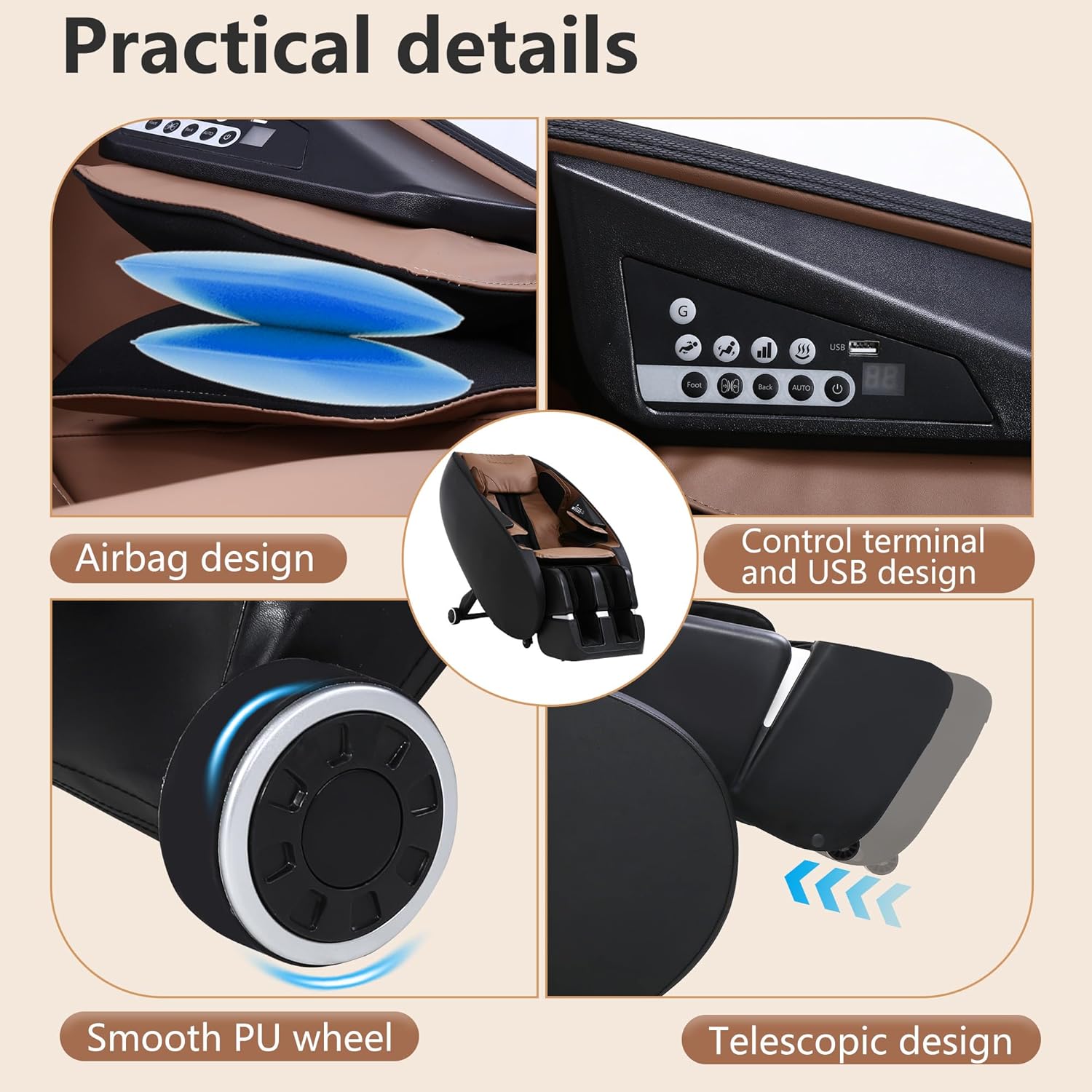 FDW 2025 Shiatsu Massage Chair User Manual - Model: Shiatsu Massage Chairs