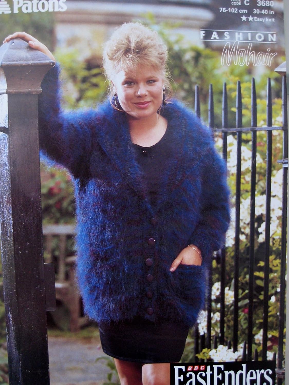 Knitting Pattern Patons 3680 Mohair Knit 76-102cms (30-40"") Ladies ...