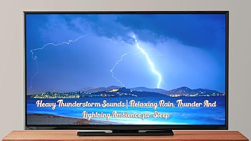 Heavy Thunderous Night: Relaxing Rain, Thunder, and Lightning Ambience ...