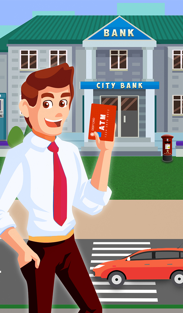 ATM Simulator Virtual Bank Cashier Free Kids Game - App on the Amazon ...