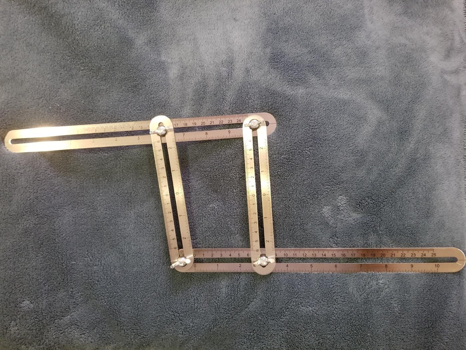 SixSupply Multi Angle Measuring Ruler |Features high-Grade Stainless ...