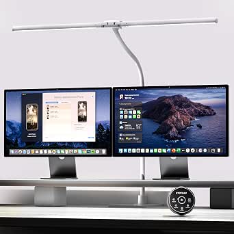 EYOCEAN Desk Lamp with Metal Base, 31.5" LED Office Lamp for Home ...