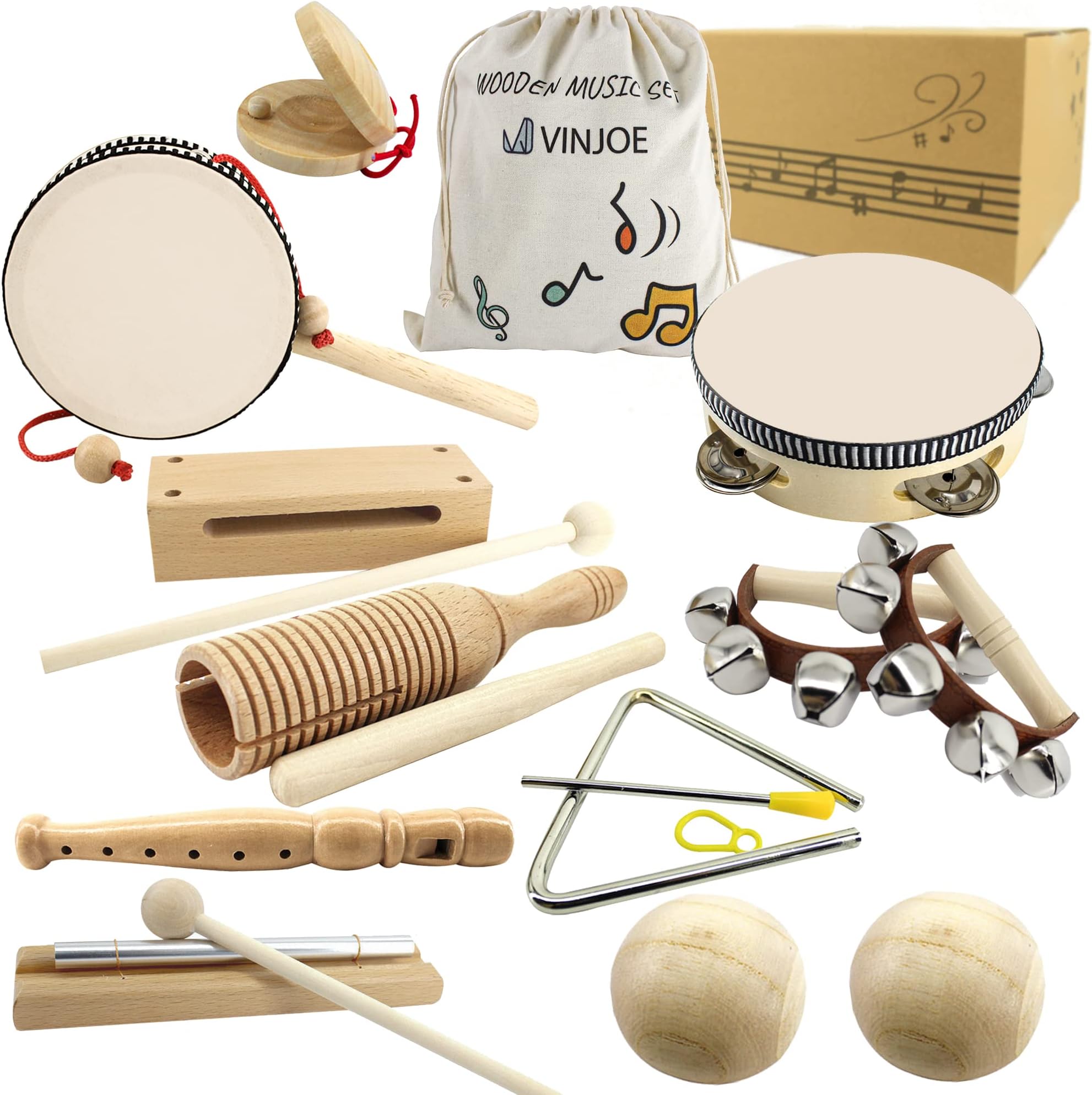 Amazon.com: Hohner 6 Piece Rhythm Instrument Set : Toys & Games