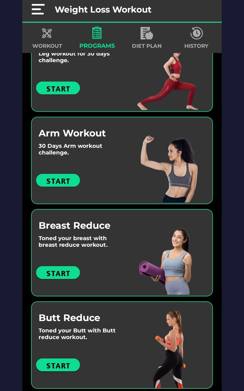 Full Body Workout 30 Day Challenge Trainer: Lose Weight At Home, Abdominal Exerciser, Without ...