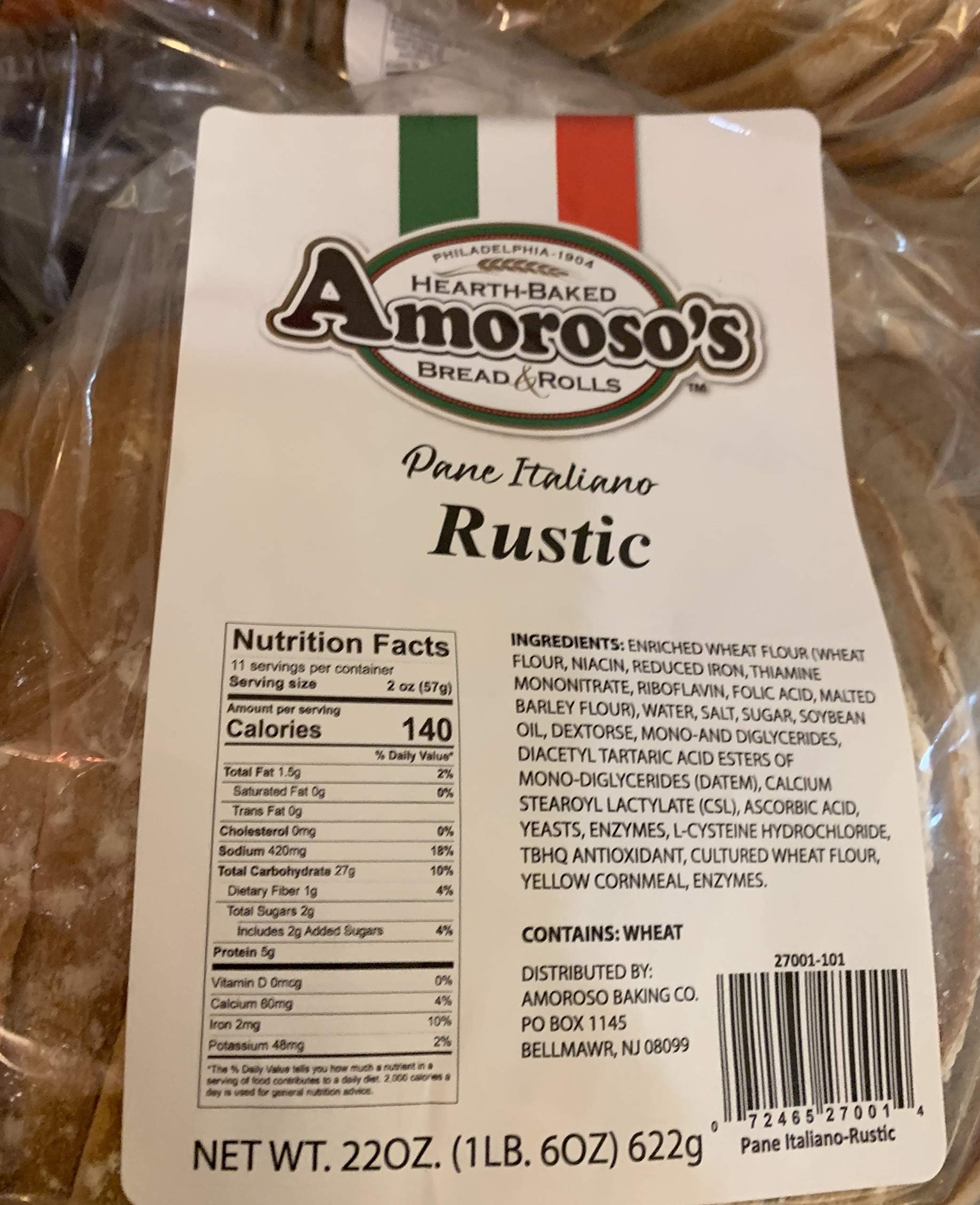 Amazon.com: Amoroso's 8-Pack Club Rolls - 3 Packages : Health & Household