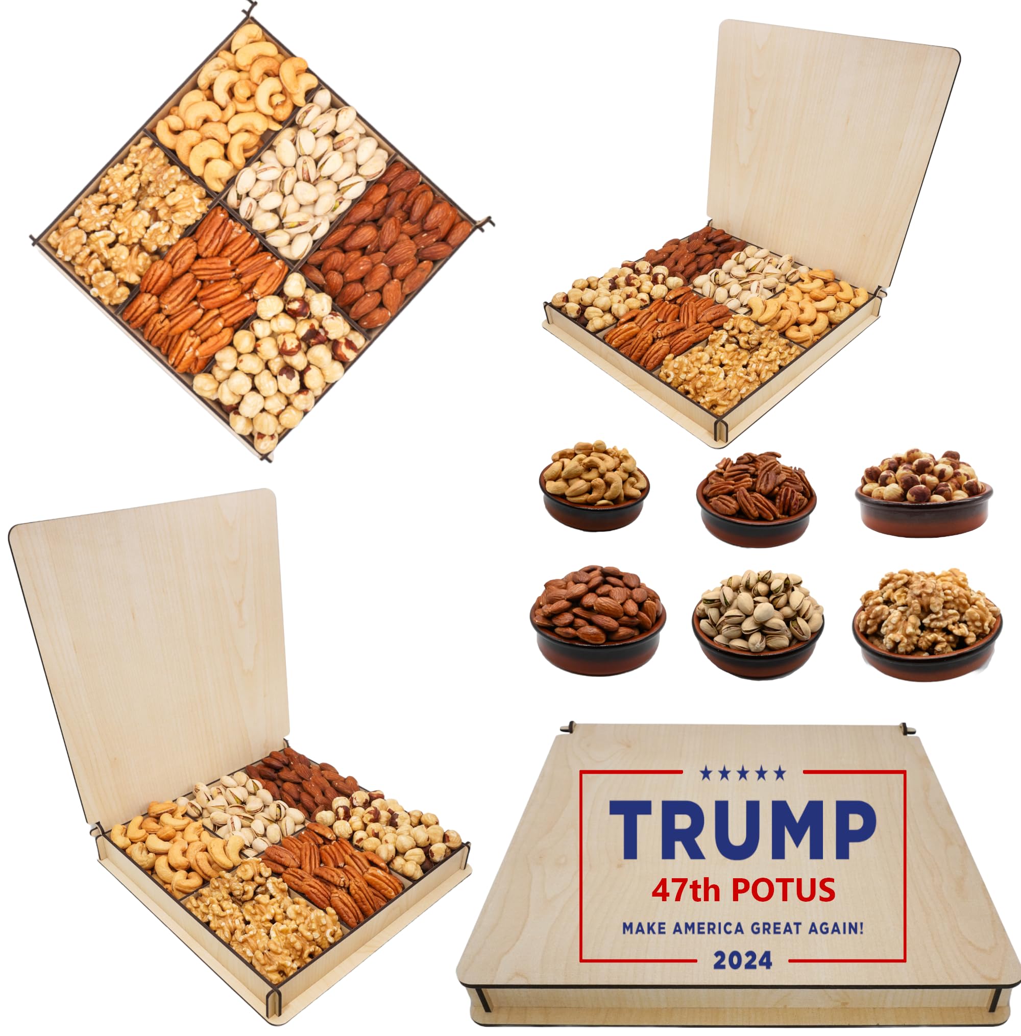 Amazon.com : American Flag Gift Basket, Mixed Nuts Boxes, Gift Ideas ...