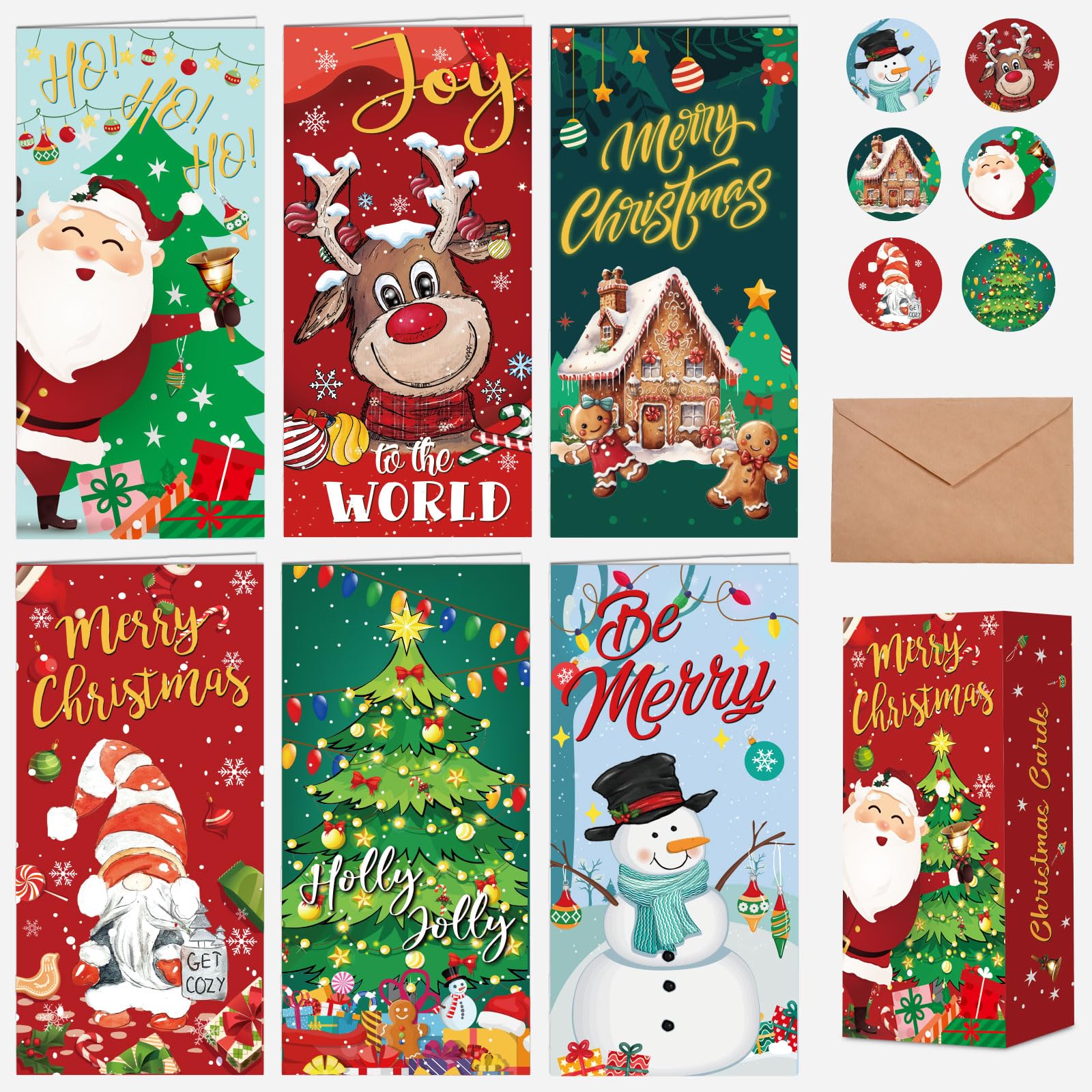Amazon.com: GYGOT 30 Pack Christmas Money Holders for Cash Gift Set ...