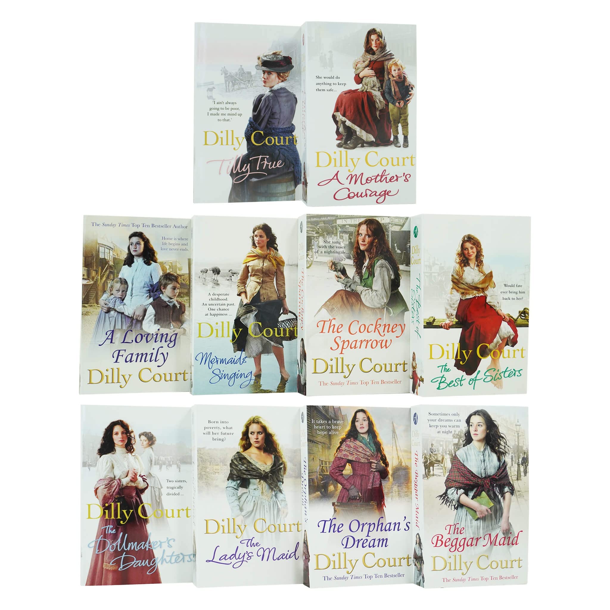 Dilly Court Collection 10 Books Set (A Loving Family, The Lady's Maid ...