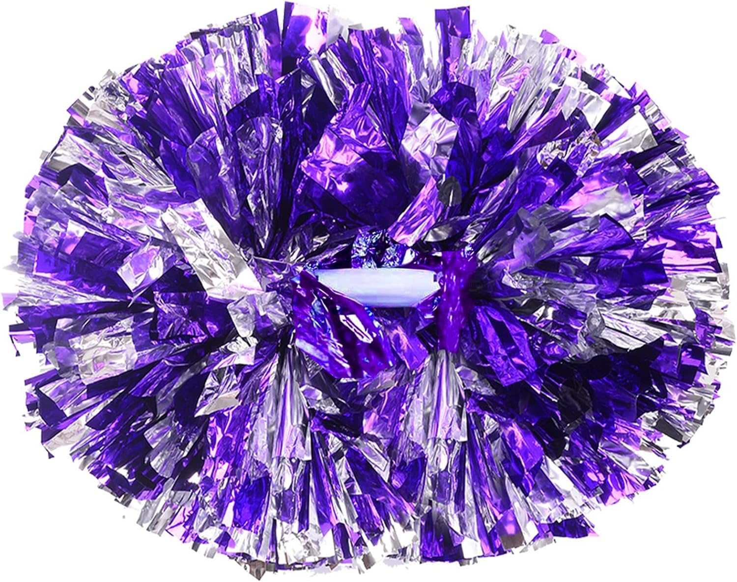 Amazon.com: 2 Pcs Cheerleading Pom Poms for Kids Adults, Metallic Matte ...