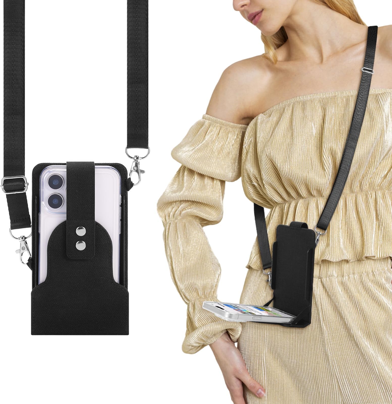 Amazon.com: OUTXE Magnetic Small Phone Holder Crossbody Bags, Universal ...