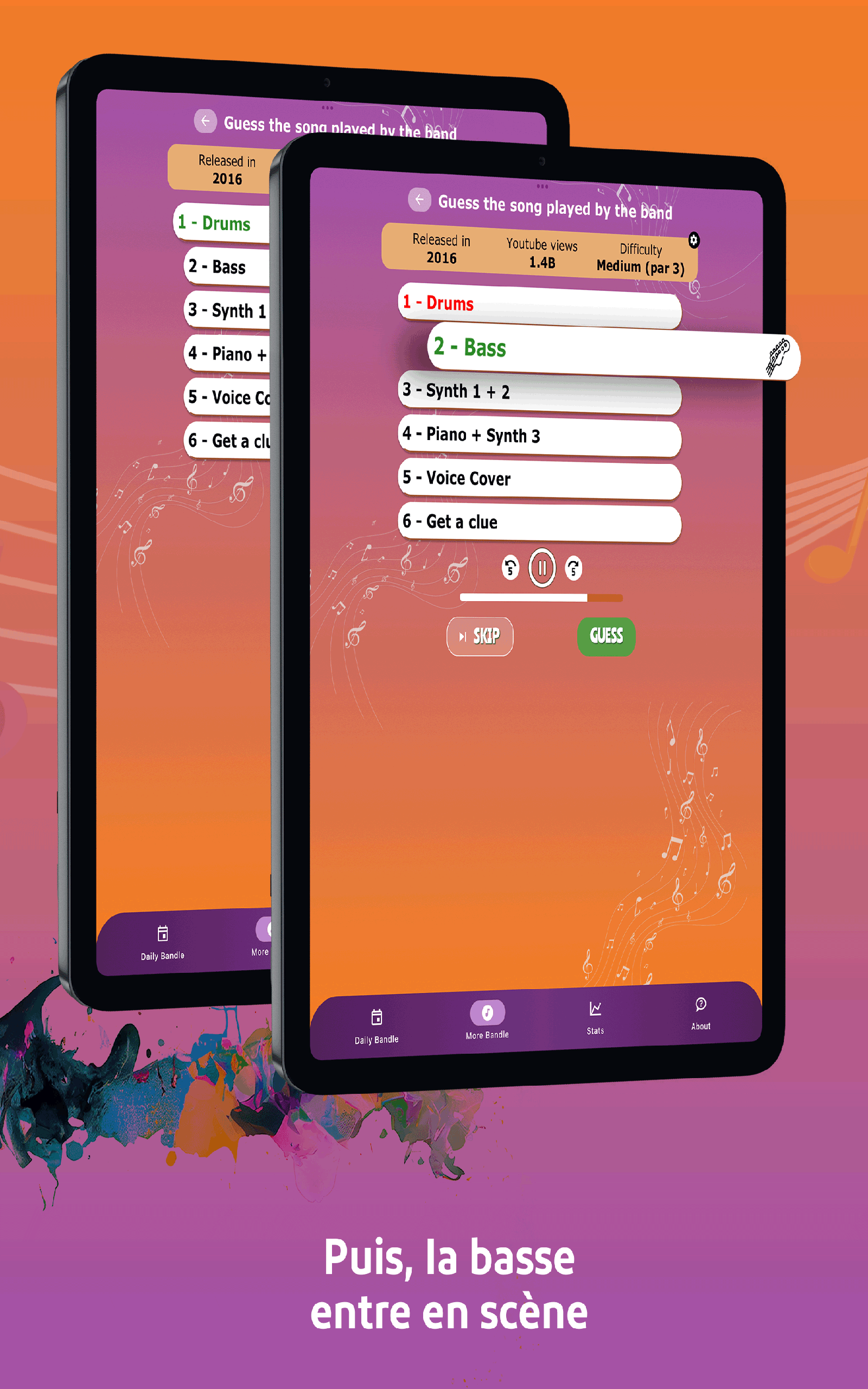 Bandle - Devinez la chanson - Application sur Amazon Appstore