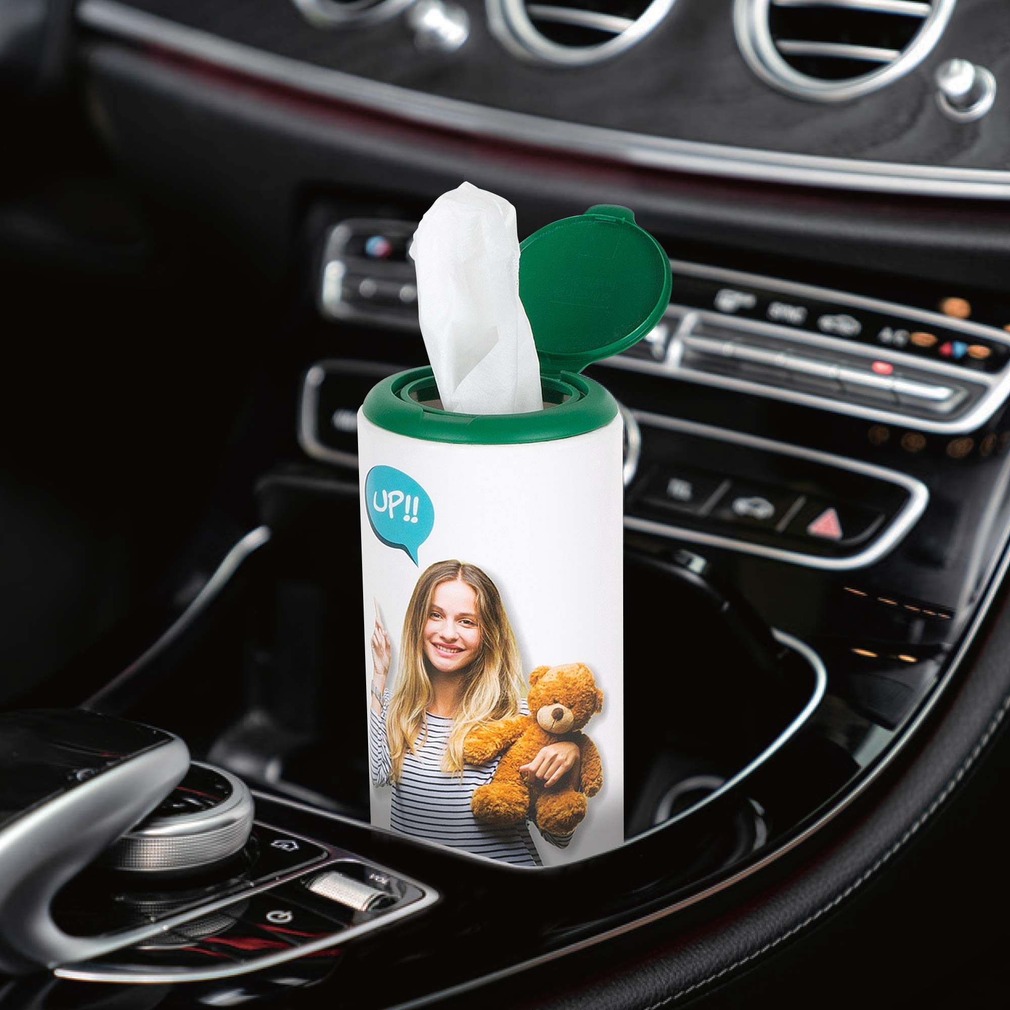 KABOYAS Facial Car Tissue Gift Set (3 Canisters/180 tissues/Green ...