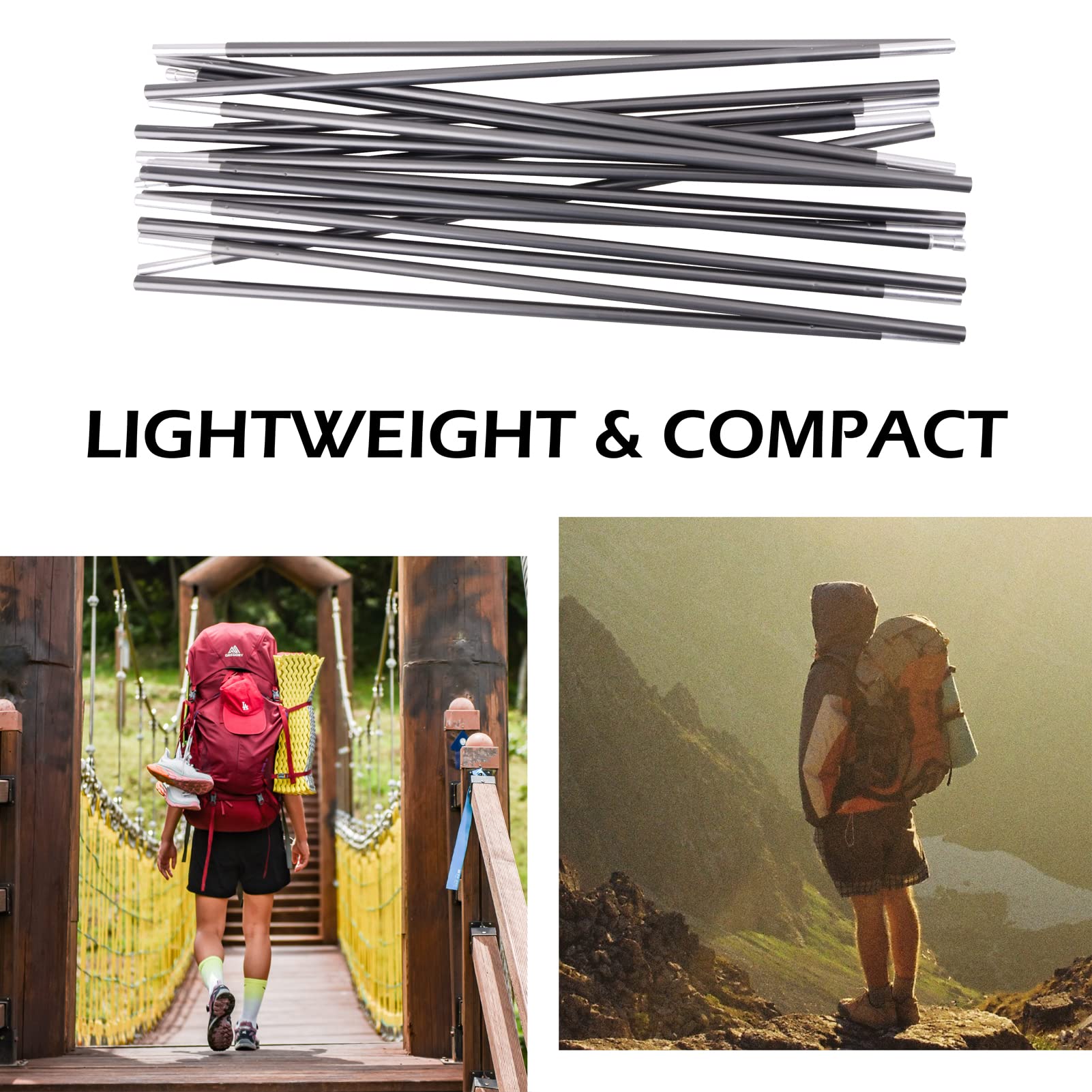 Snapklik.com : Azarxis Aluminum Rod Tent Pole Replacement Camping ...