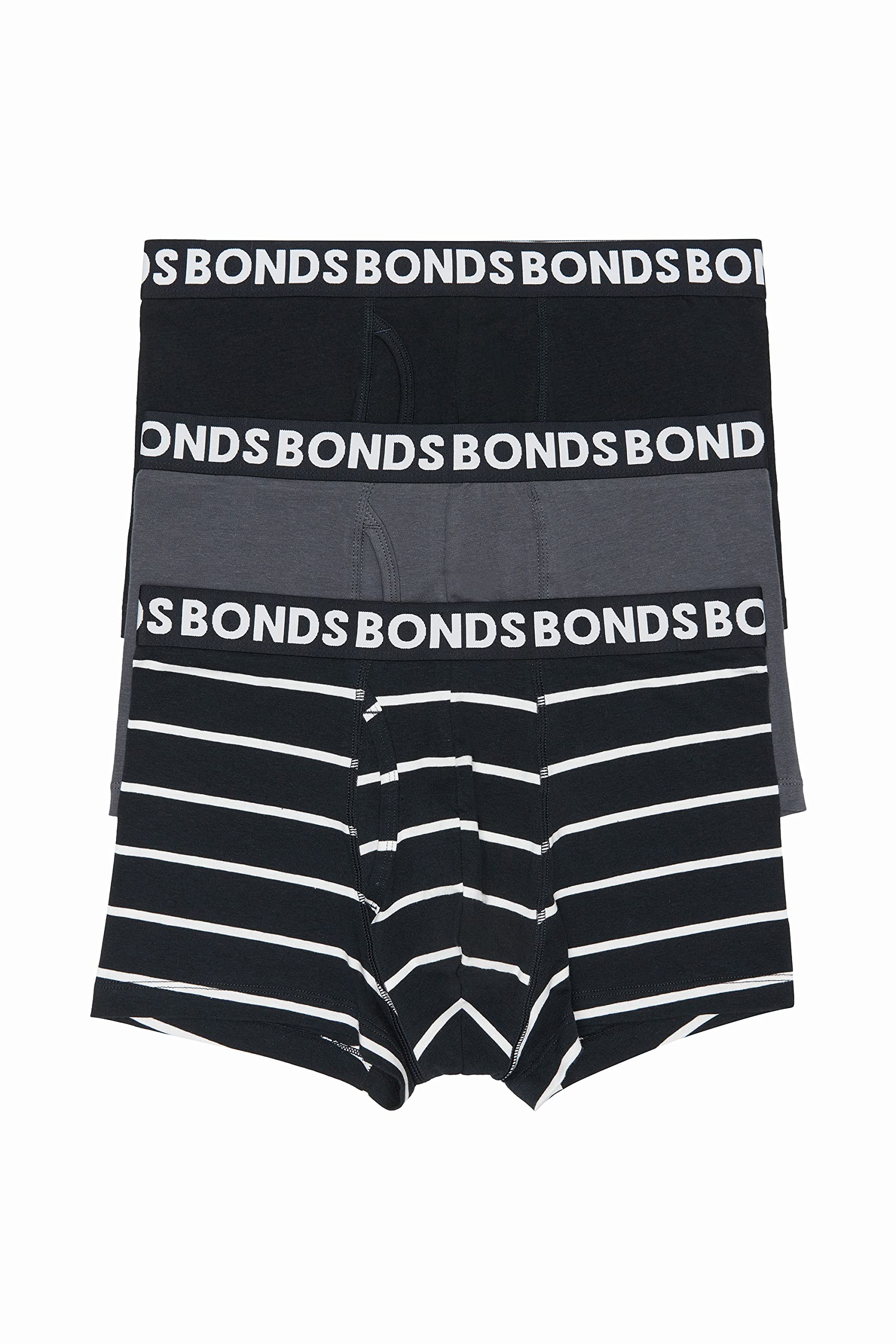 Bonds Everyday Trunks - Mens Underwear Black Shorts Boxers Briefs Jocks ...
