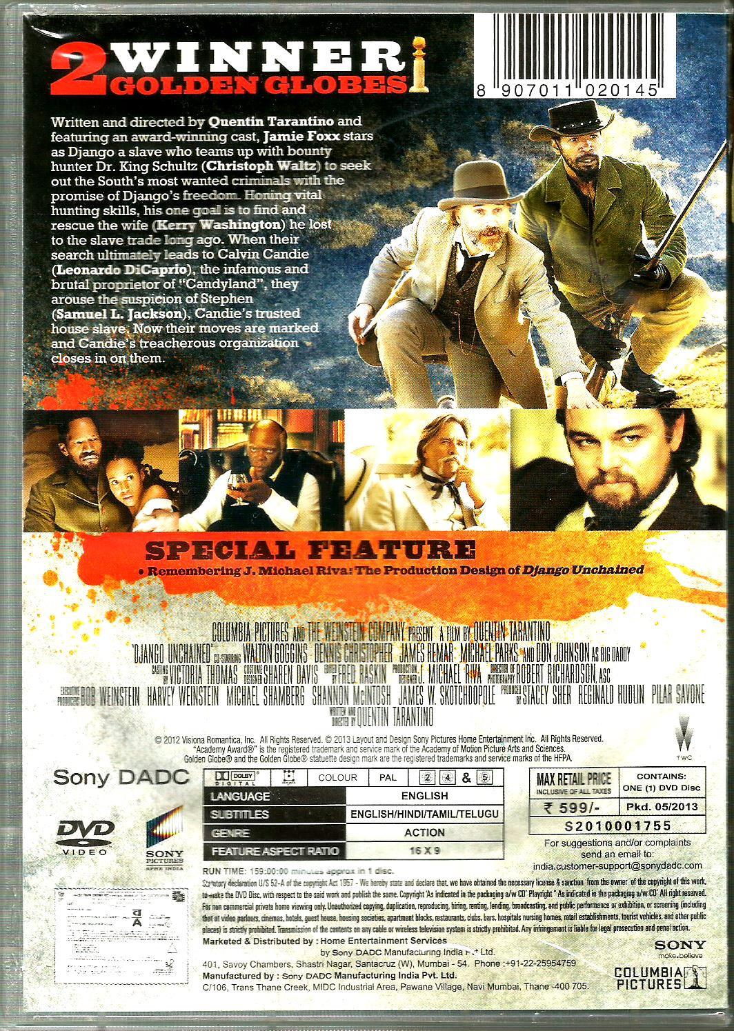 Amazon.in: Buy Django Unchained DVD, Blu-ray Online at Best Prices in ...