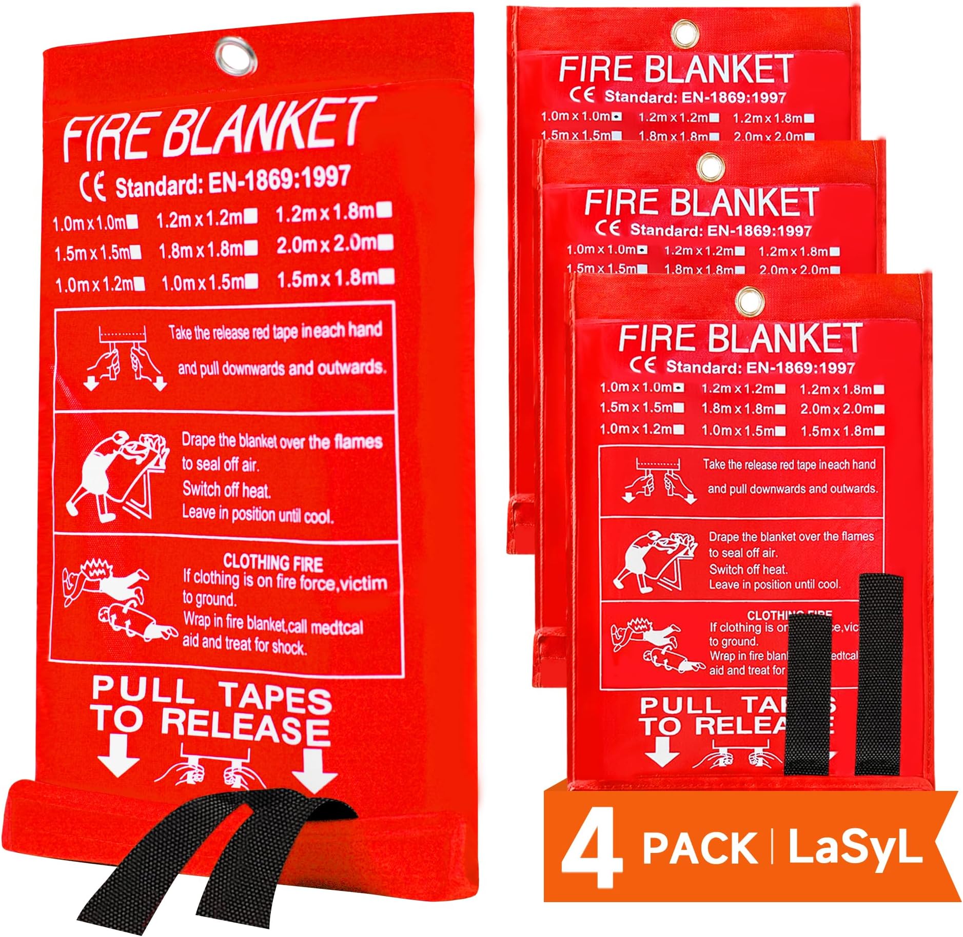 Amazon.com: Juimma Emergency Fire Blanket for Home and Kitchen, 40" x ...
