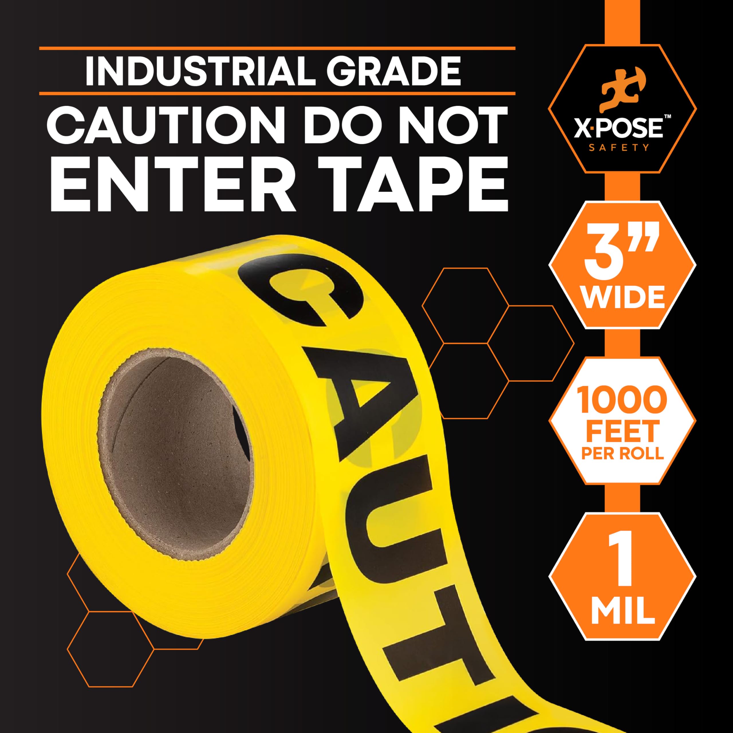 Snapklik.com : Xpose Safety Yellow Caution Do Not Enter Tape