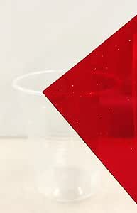 Amazon.com: RED Acrylic Transparent # 2423-1/8" Thick - Pick Your Size ...