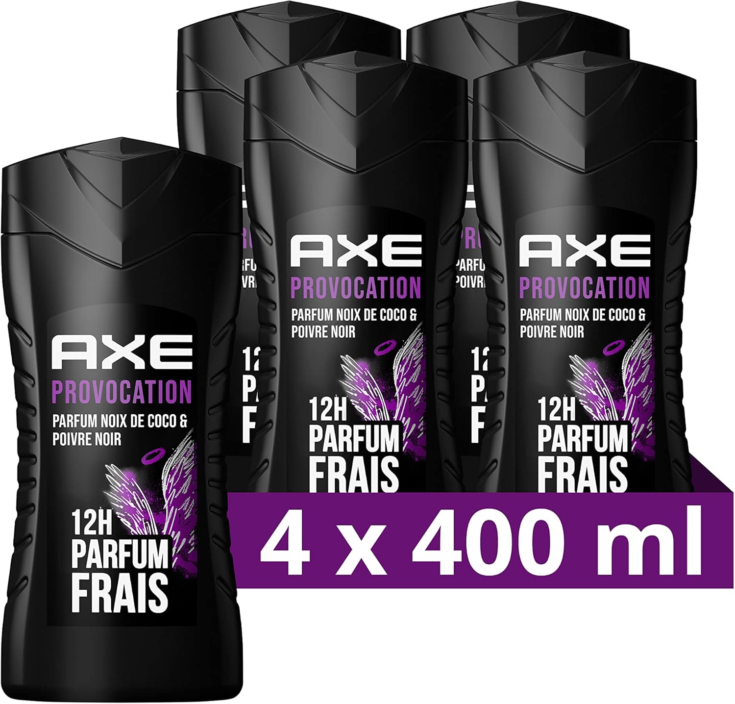 Axe Gel Douche Homme 3-en-1 Provocation 4x400ml : Amazon.fr: Beauté et ...