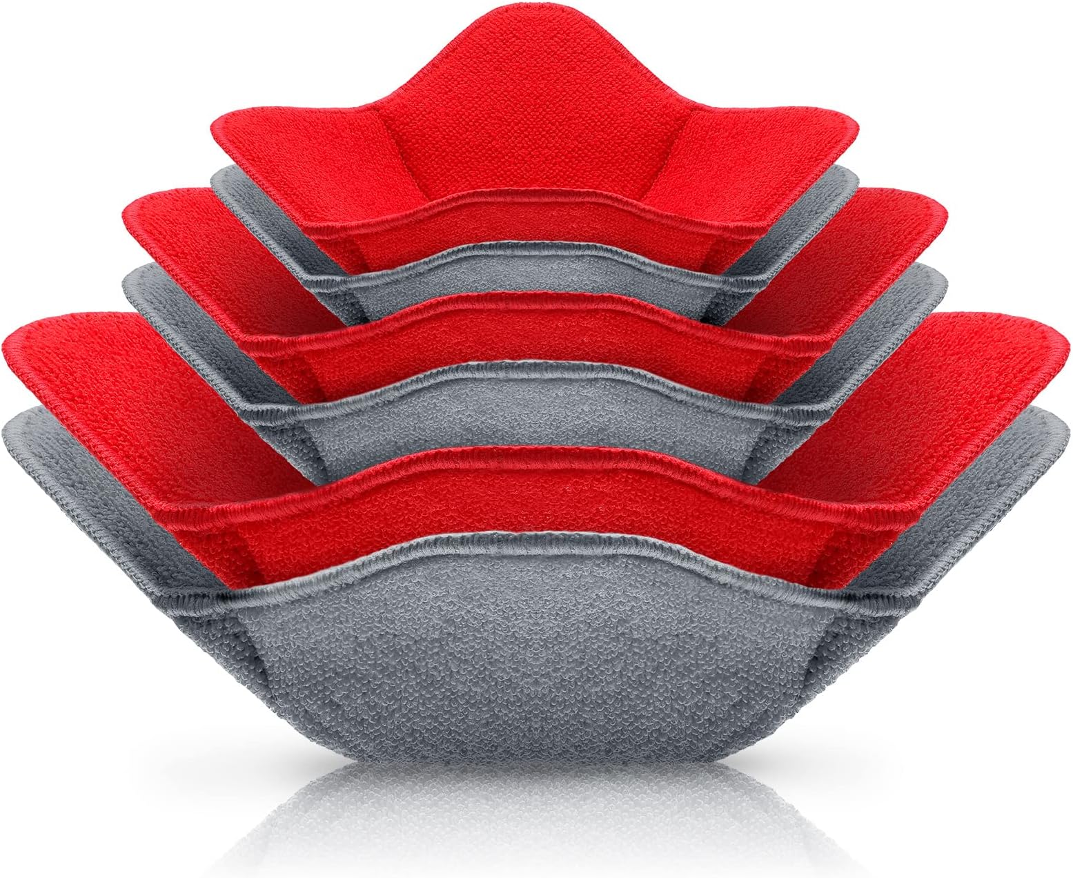 Amazon.com: Microwave Bowl Huggers Warmers for Food Microfiber Heat ...