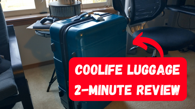 Watch Coolife Luggage 28 Inch Suitcase Review ﹙Expands, TSA Lock﹚ on ...