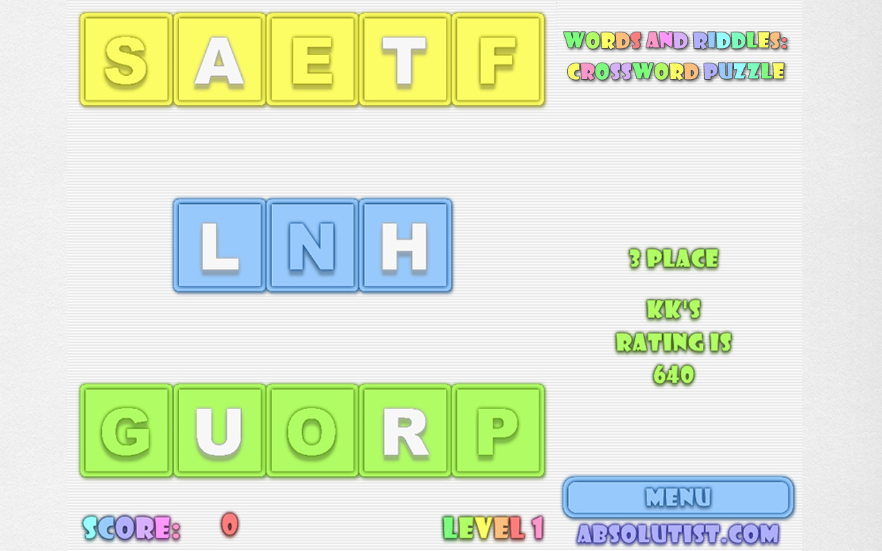Words and Riddles: Free Crossword Puzzle - App on Amazon Appstore