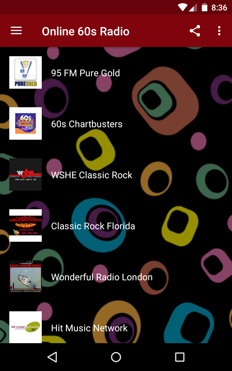 Online 60s Radio - App on Amazon Appstore