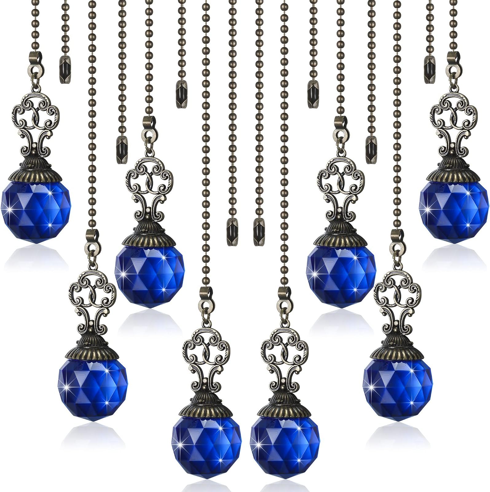 Amazon.com: Dotlite 2Pcs Ceiling Fan Pull Chains Glow in The Dark ...