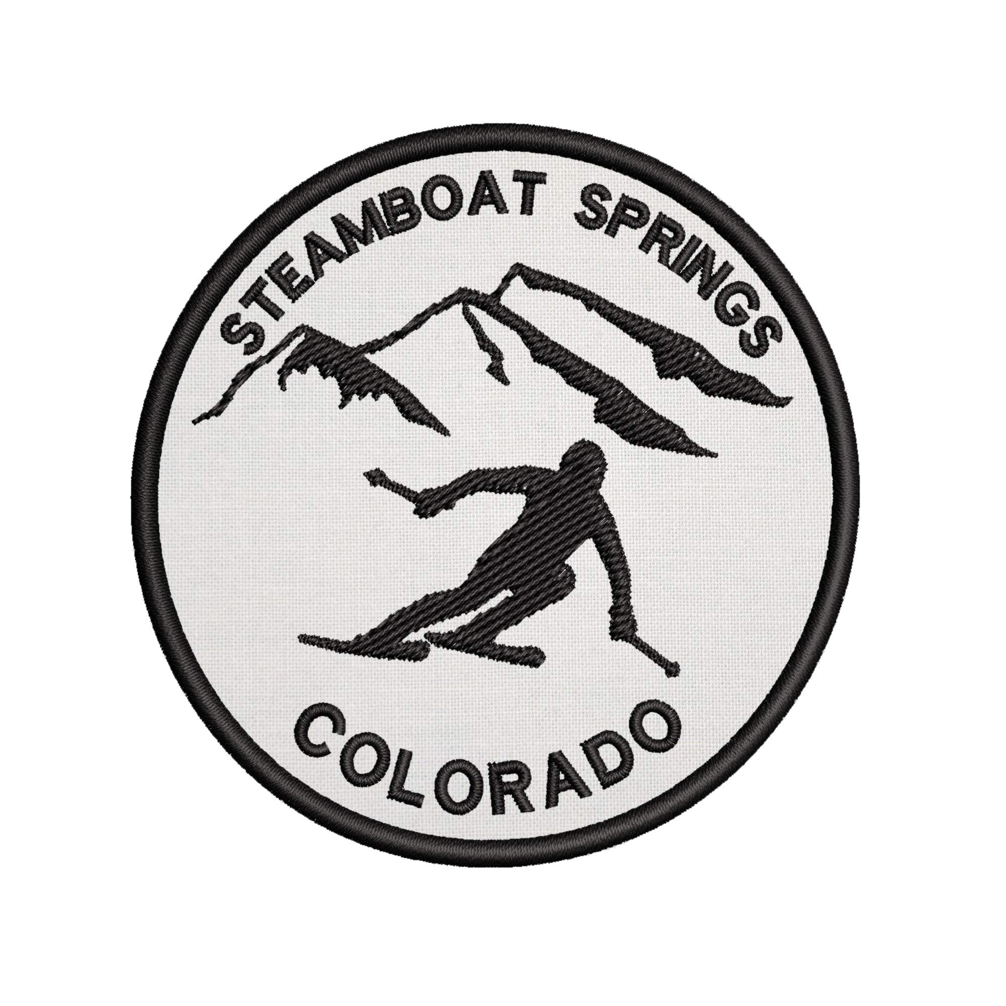 Amazon.com: Steamboat Springs, Colorado Skier Embroidered Premium Patch ...